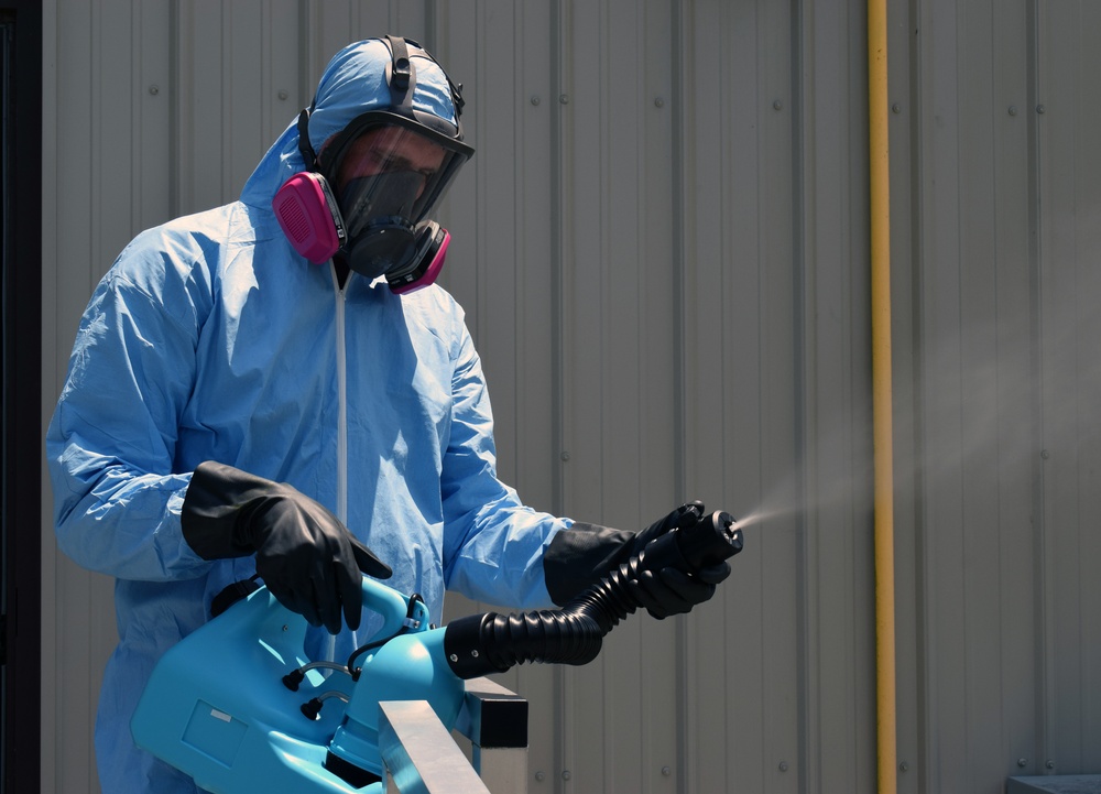 DVIDS - Images - Crane Army fights COVID-19 with sanitizer foggers