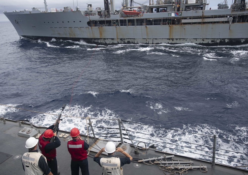 DVIDS - Images - USS Ralph Johnson Conducts Replenishment-at-Sea