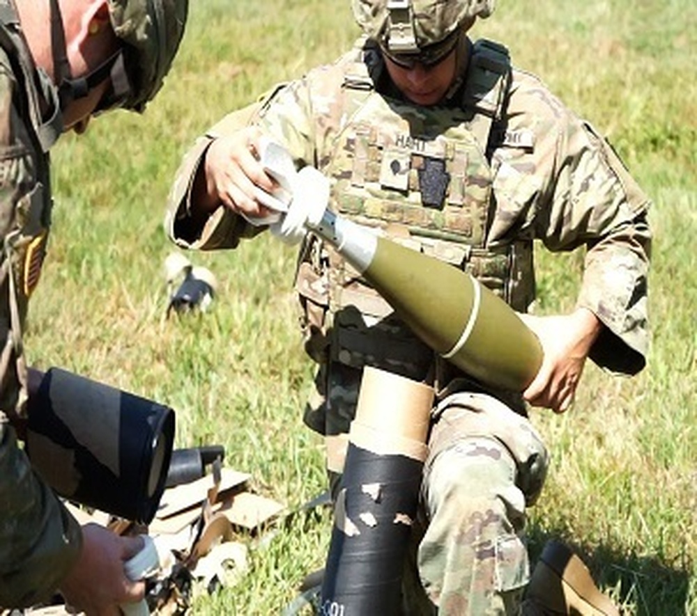 DVIDS - Images - Hang it! PA Guard Soldiers deploy 120mm mortars during ...
