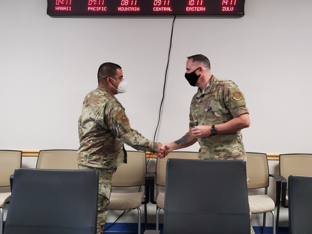 DVIDS - Images - 10th AF command chief coins 960th CW Airmen for ...