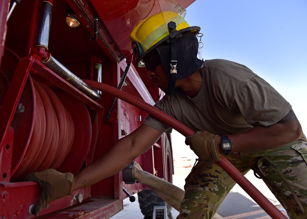 DVIDS - Images - 378 ECES fire department improve skills through ...