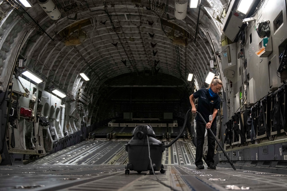 DVIDS - News - Aircraft attendants preserve readiness through cleanliness