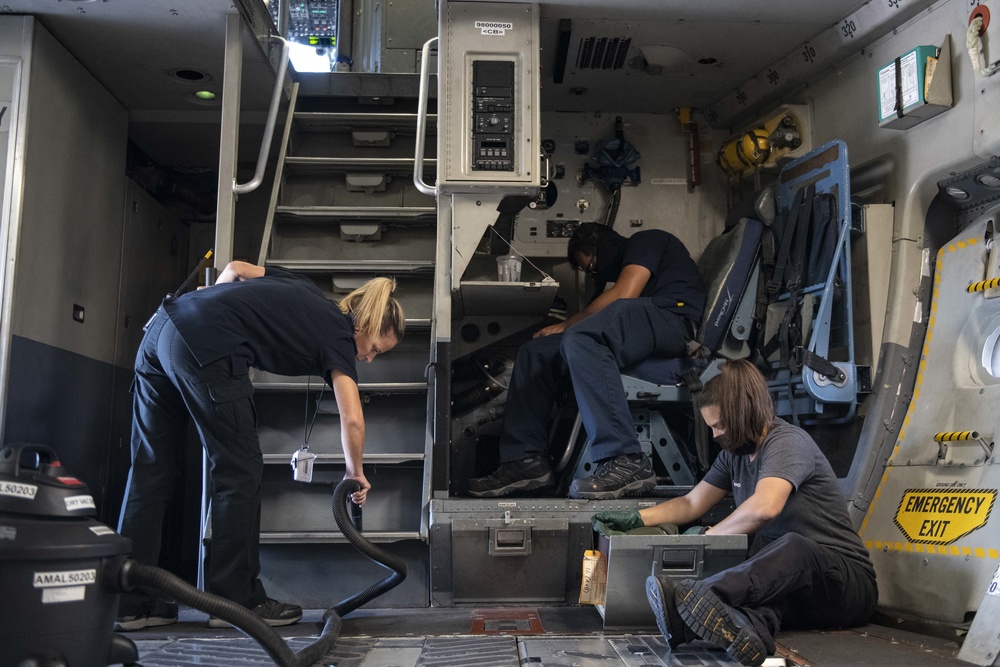 DVIDS - News - Aircraft attendants preserve readiness through cleanliness