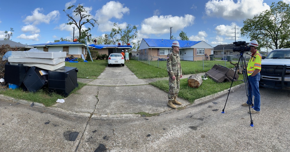 DVIDS - Images - Corps installs 5000th Blue Roof, commemorates one ...