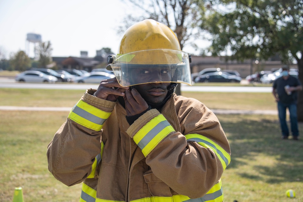 DVIDS - News - 97 CES encourages fire safety; hosts Fire Prevention Week