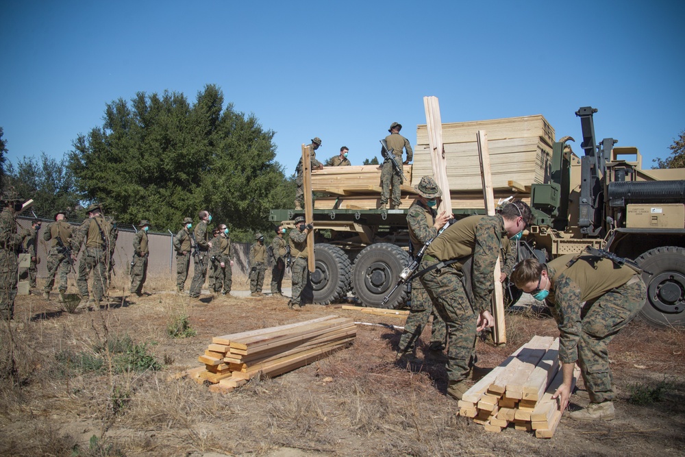 DVIDS - Images - 15th MEU combat engineers build simulated medical ...