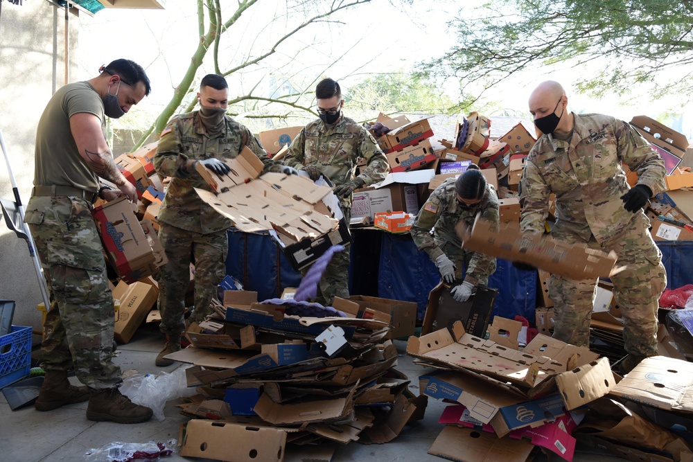 DVIDS - Images - AZNG serves local community food bank [Image 1 of 7]