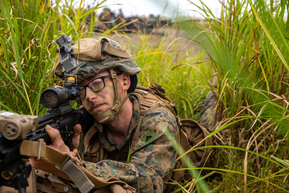 DVIDS - Images - U.S. Marines seize a gun position during exercise Fuji ...