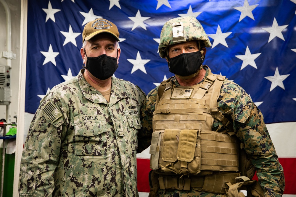DVIDS - Images - Steel Knight 21: Maj. Gen. Turner aboard the USS Essex ...