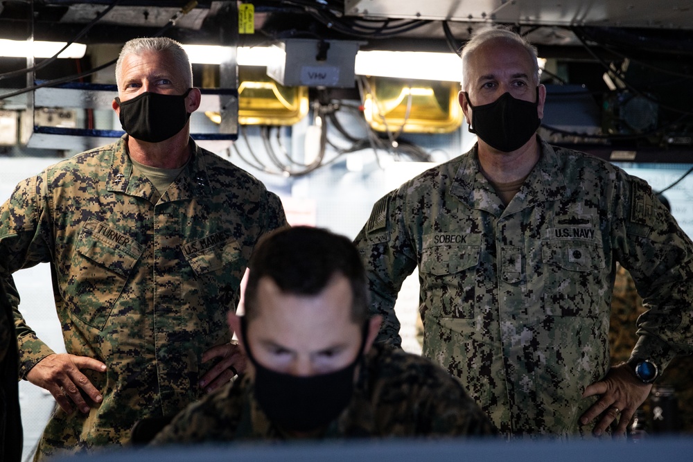 DVIDS - Images - Steel Knight 21: Maj. Gen. Turner aboard the USS Essex ...