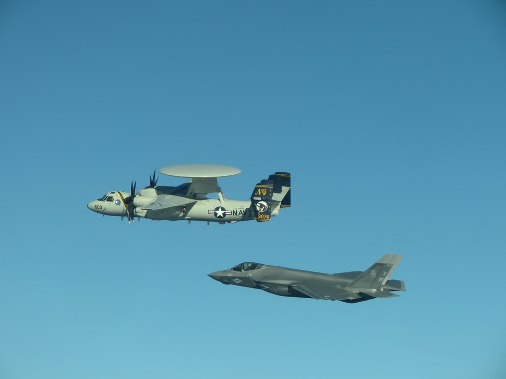 DVIDS - Images - VMFA-314's first flights with VAW-117 [Image 2 of 4]