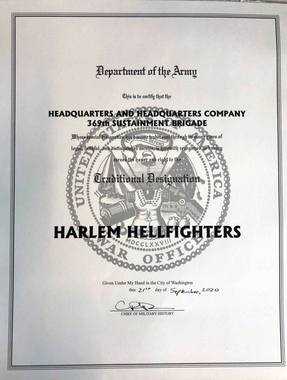 DVIDS - News - After 100 years the Harlem Hellfighters nickname is ...