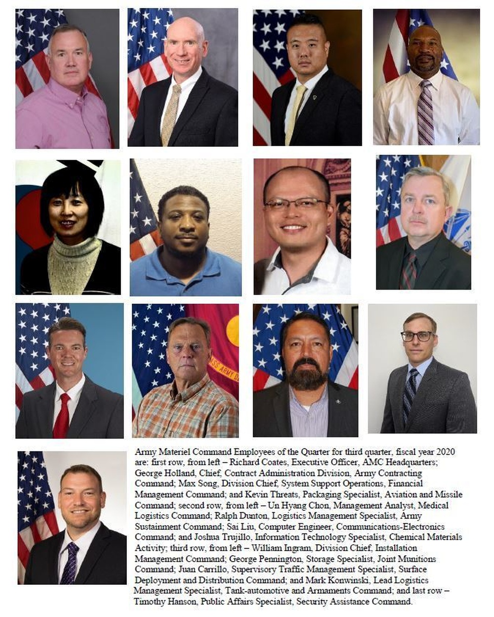 DVIDS - Images - AMC Employee of the Quarter Awards, Third Quarter 2020