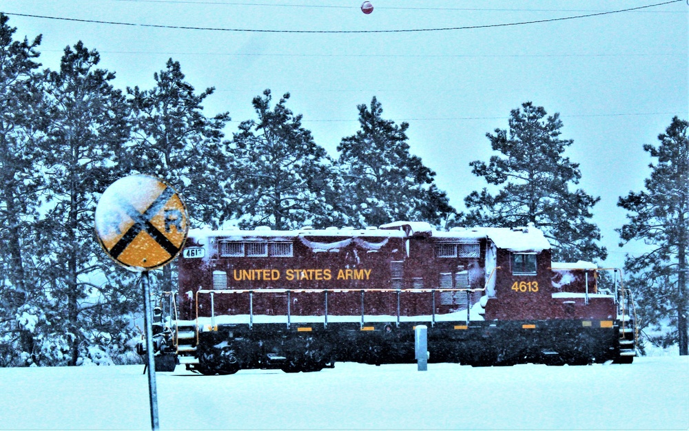 DVIDS - Images - Army locomotive in a snow storm at Fort McCoy [Image 7 ...