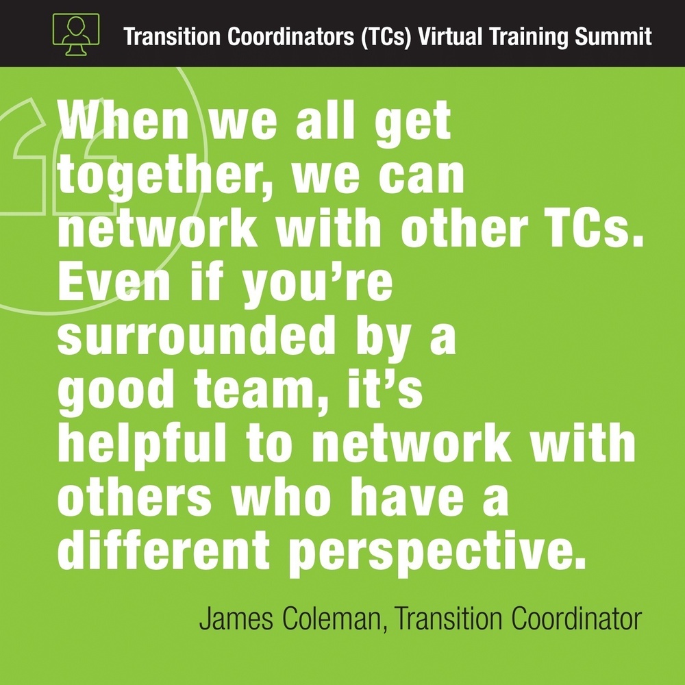 DVIDS - News - SRU Transition Coordinators adapt to pandemic with first-ever virtual training summit