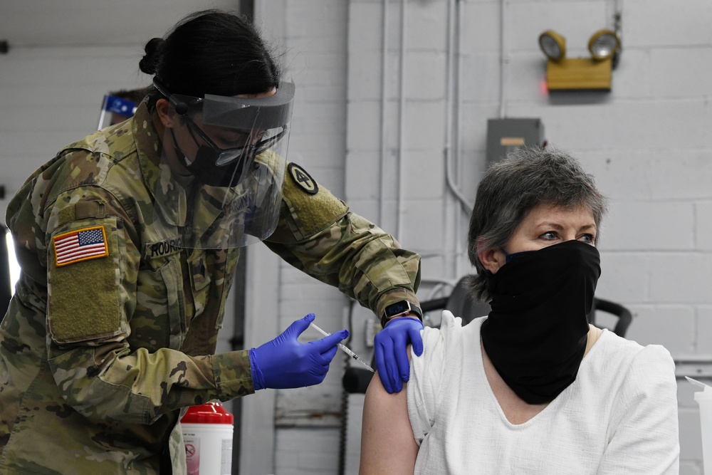DVIDS - Images - Retired Lt. Gen. Rice receives COVID-19 vaccine at ...