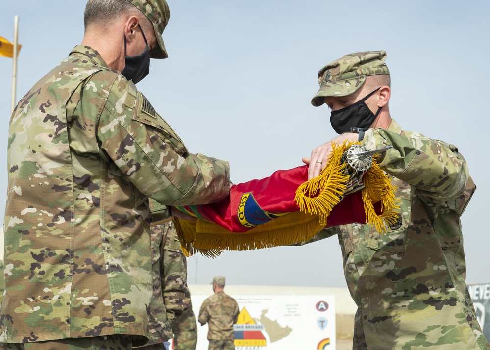 DVIDS - Images - 2-1 ABCT Casing Ceremony at Camp Buehring [Image 3 of 4]