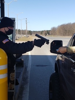 Fort Drum security personnel provide first line of defense against COVID-19