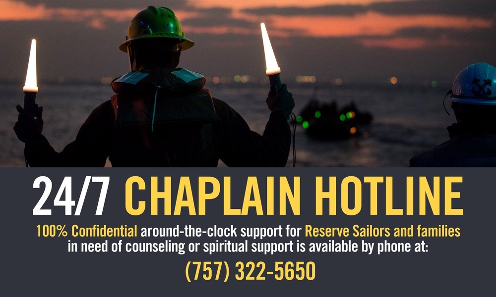 DVIDS - News - Providing Hope: 24/7 Reserve Chaplain Hotline One Year ...