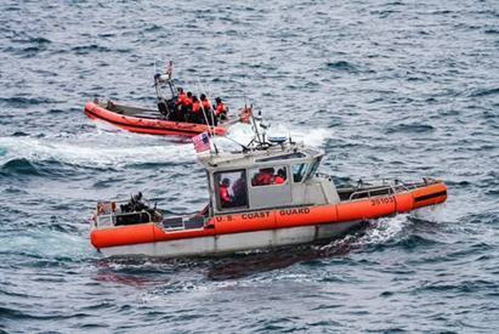 DVIDS - Images - Coast Guard Cutter Stratton conducts small boat ...