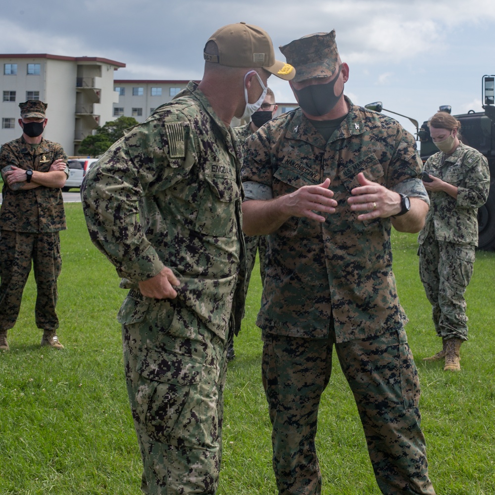 DVIDS - Images - Rear Adm. Chris Engdahl introduces himself to the 31st ...