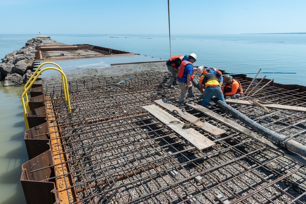 DVIDS - Images - Rochester Harbor east pier repair project, May 2021 ...