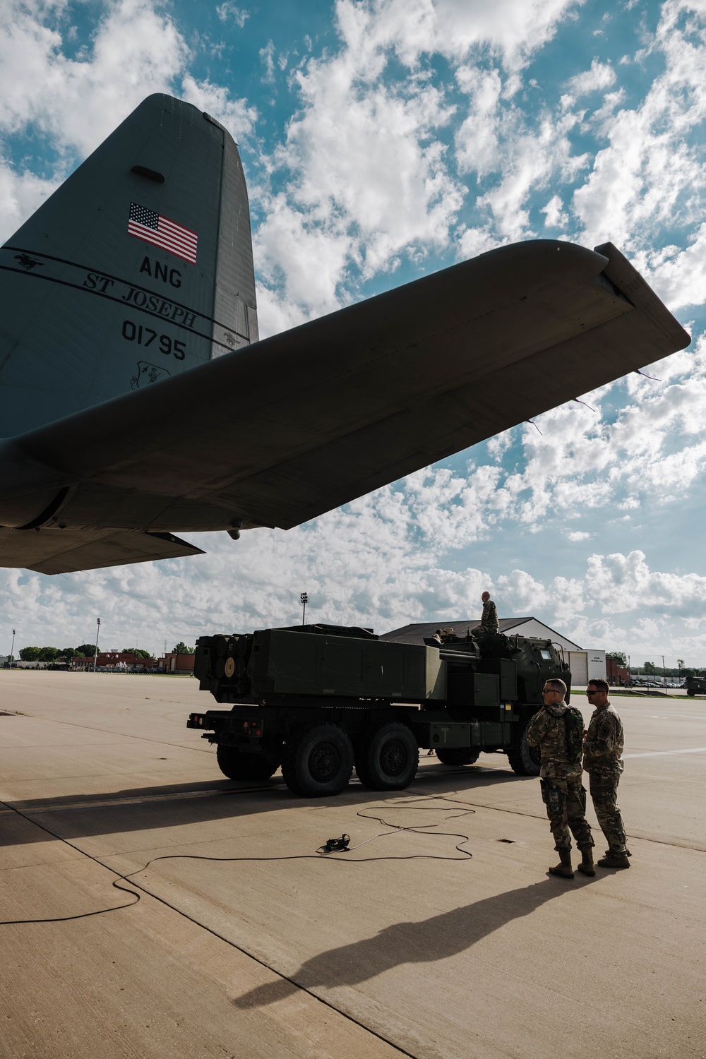 DVIDS - Images - Airmen load a High Mobility Artillery Rocket System ...