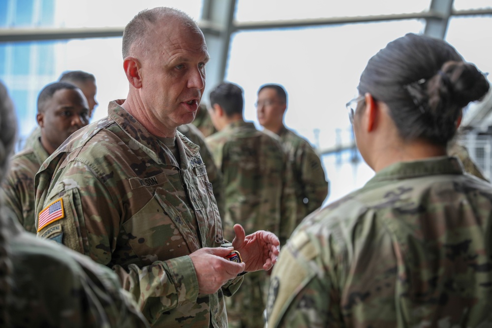 DVIDS - Images - U.S. Army Brig. Gen. Wilson visits, awards vaccination ...