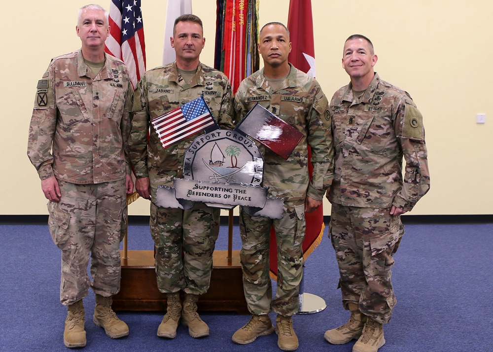 DVIDS - News - 1st TSC CG joins ASG-Qatar colors casing ceremony