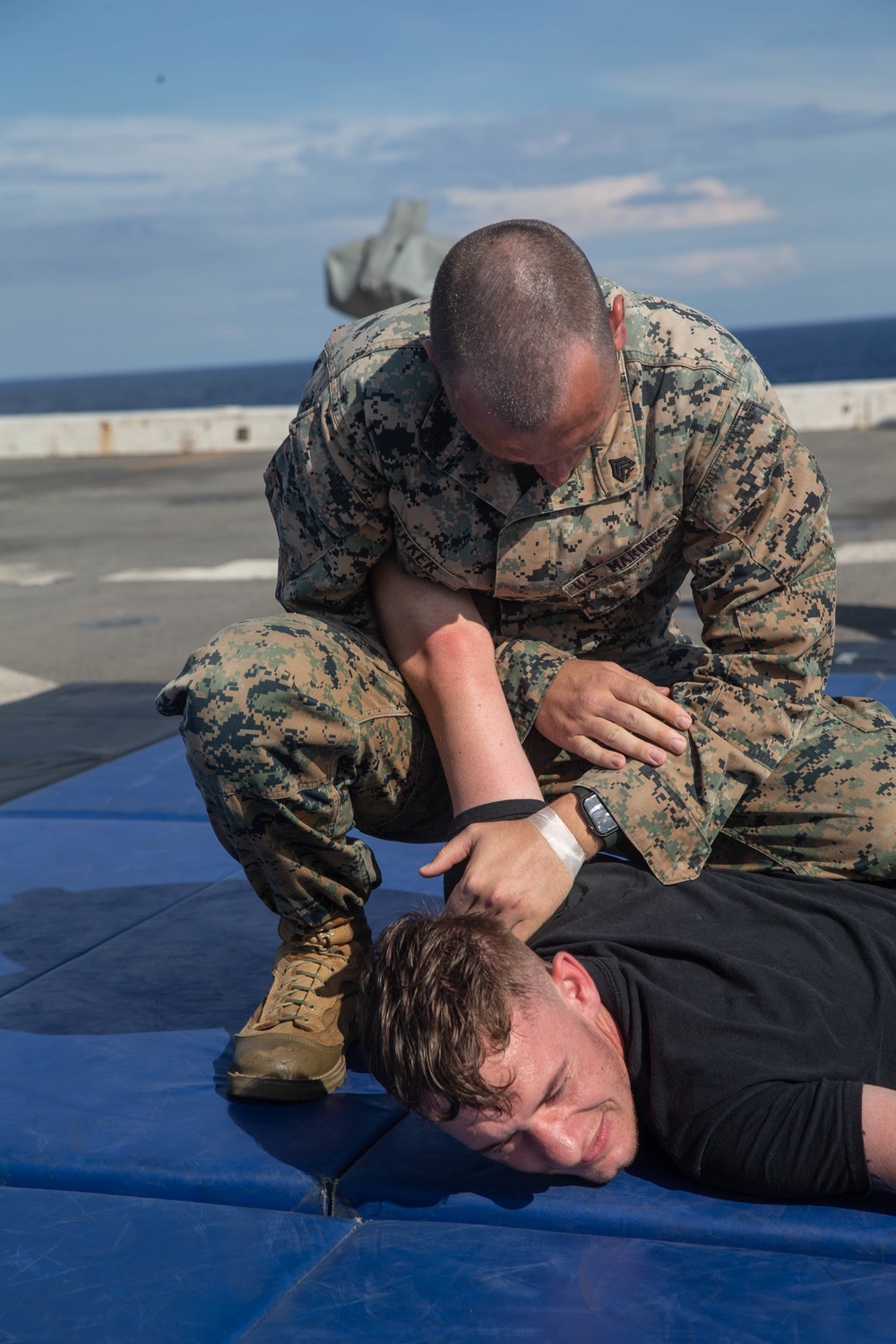 DVIDS - Images - Marines, Sailors aboard USS Somerset conduct non ...