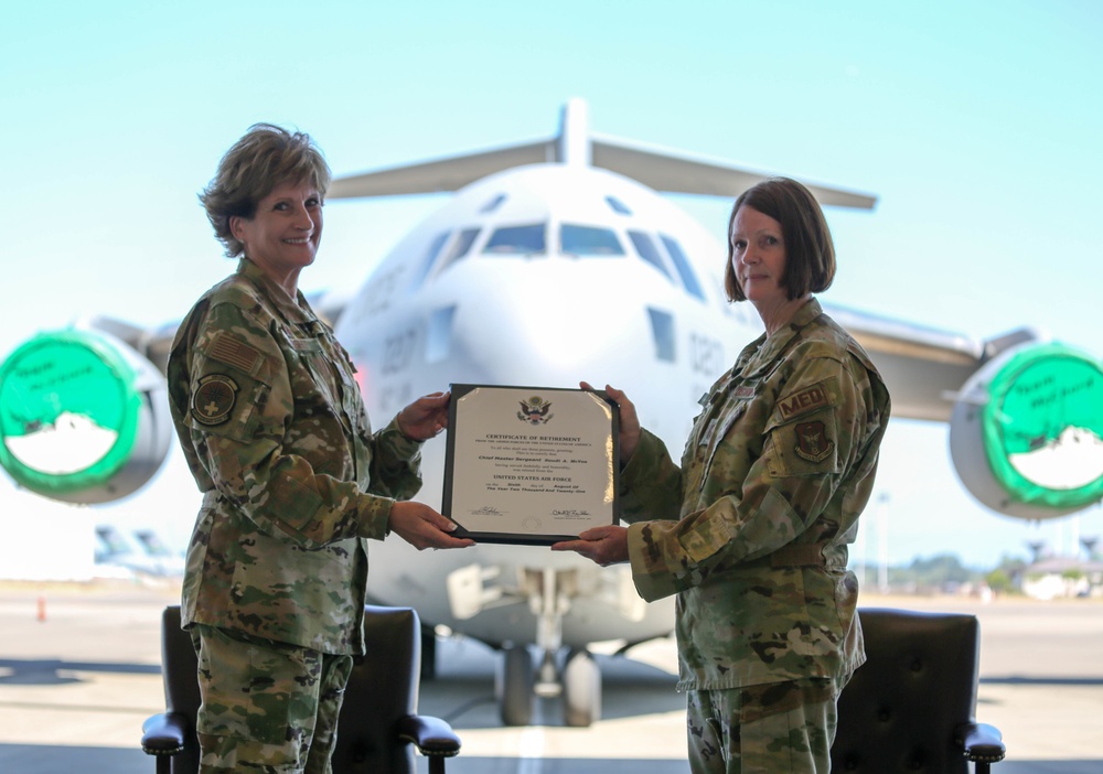 DVIDS - Images - Chief Master Sergeant Saudi McVea Retirement Ceremony ...