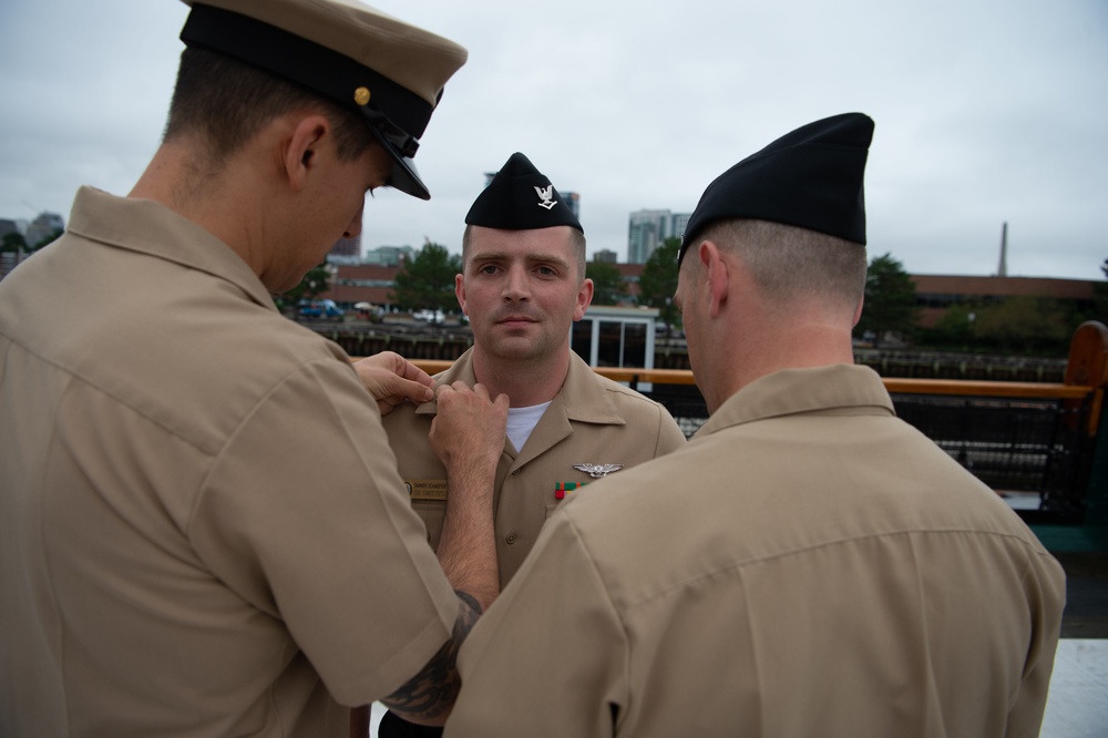 DVIDS - Images - Sailors Aboard USS Constitution Promoted to Next Rank