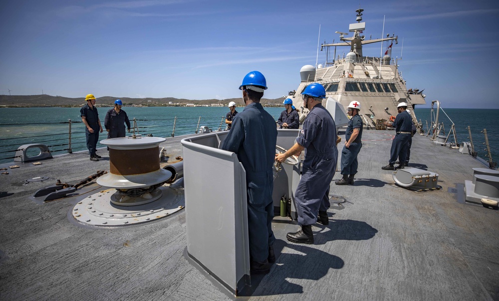 DVIDS - Images - USS Billings Sailors Execute a Precision Anchoring ...