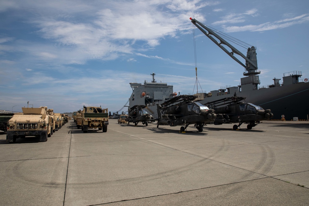 DVIDS - Images - Personnel with the 836th Transport Battalion load ...