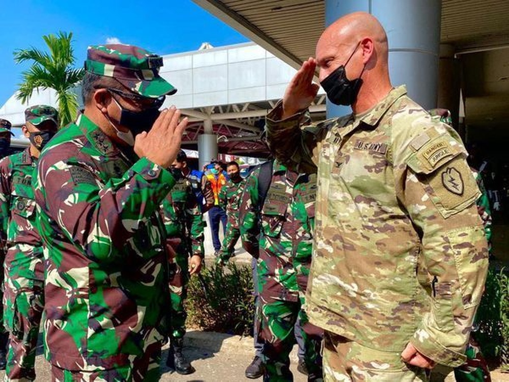 DVIDS - Images - Task Force Warrior arrives in Indonesia for Garuda ...