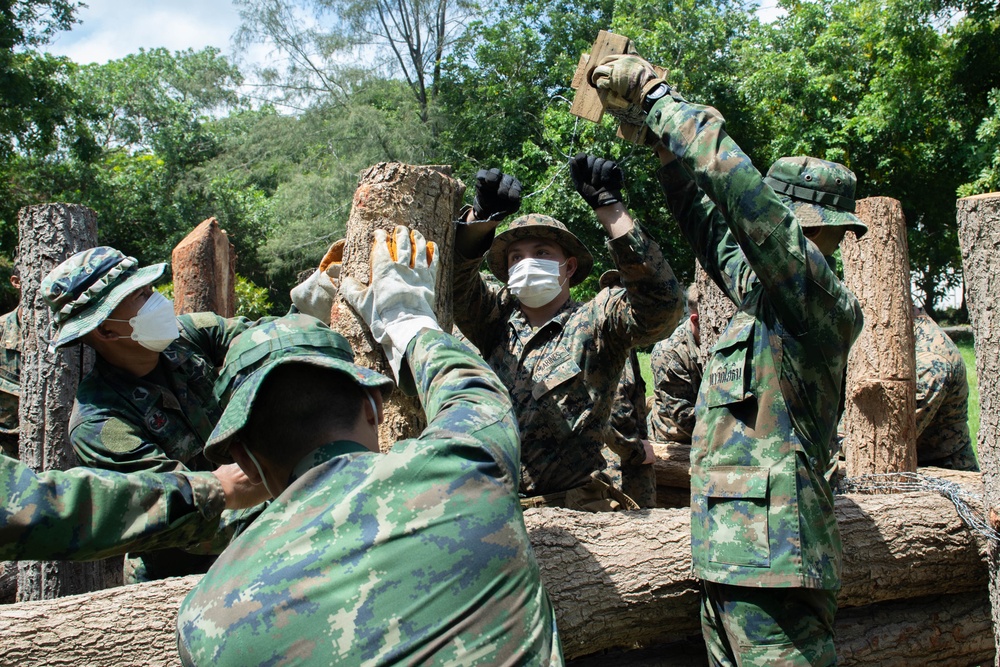 DVIDS - Images - Cobra Gold 21: U.S., Royal Thai Marines Construct ...
