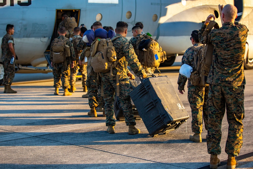 DVIDS - Images - 26th MEU command element arrives at Fort Pickett in ...