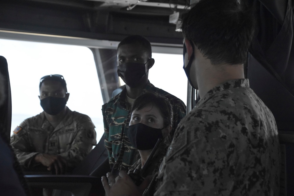 DVIDS - Images - USNS Burlington's Military Det Mission Commander Gives ...