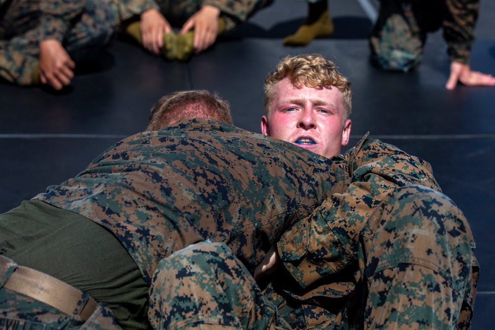 DVIDS - Images - Marines participate in MCMAP aboard USS John P. Murtha ...