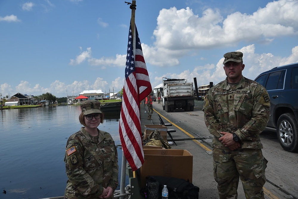 DVIDS - Images - 361st MRBC Commander and First Sergeant at the Lafitte ...