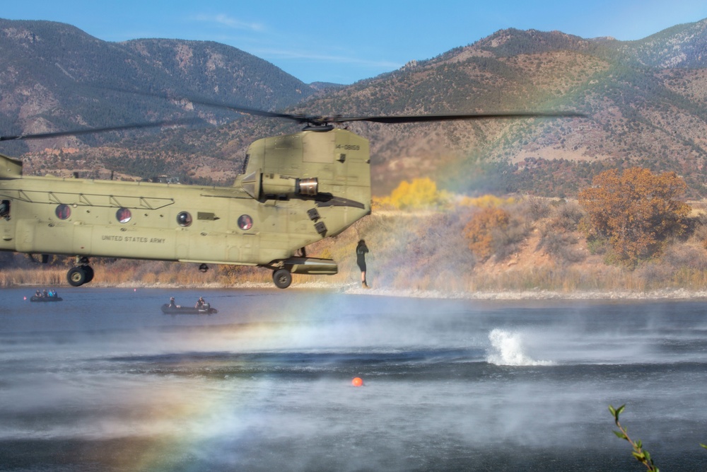 DVIDS - Images - 10th SFG(A) Helocast [Image 1 of 5]