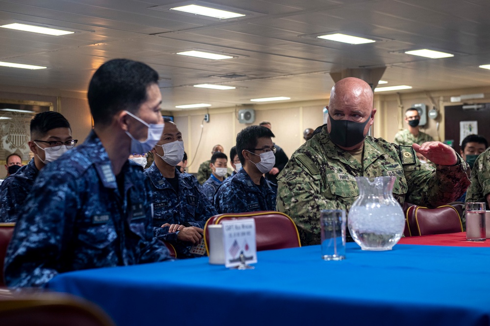 DVIDS - Images - JMSDF sailors get a hands on tour of the forward ...