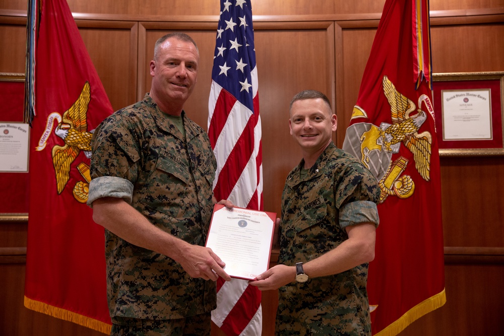 DVIDS - Images - Marine Forces South Promotes Officer at New ...