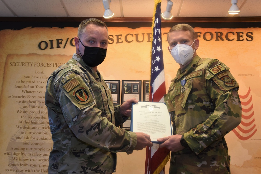 DVIDS - News - 92nd SFS Phoenix Ravens awarded AFAM for service during ...