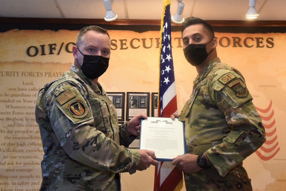 DVIDS - News - 92nd SFS Phoenix Ravens awarded AFAM for service during ...