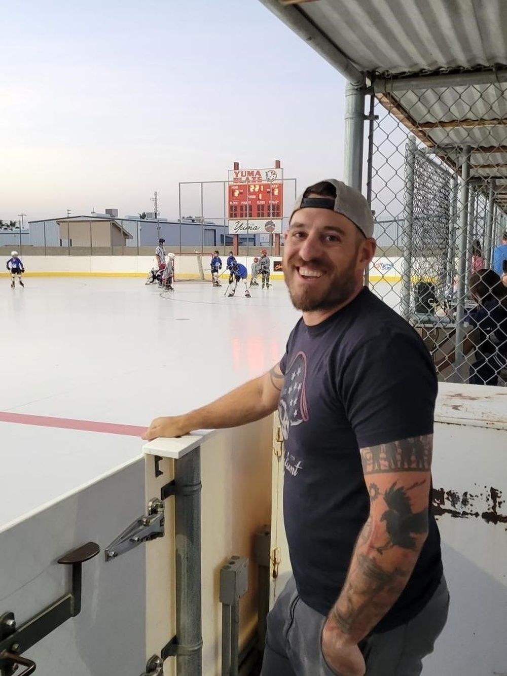 DVIDS - News - Yuma Proving Ground by day, hockey rink by night