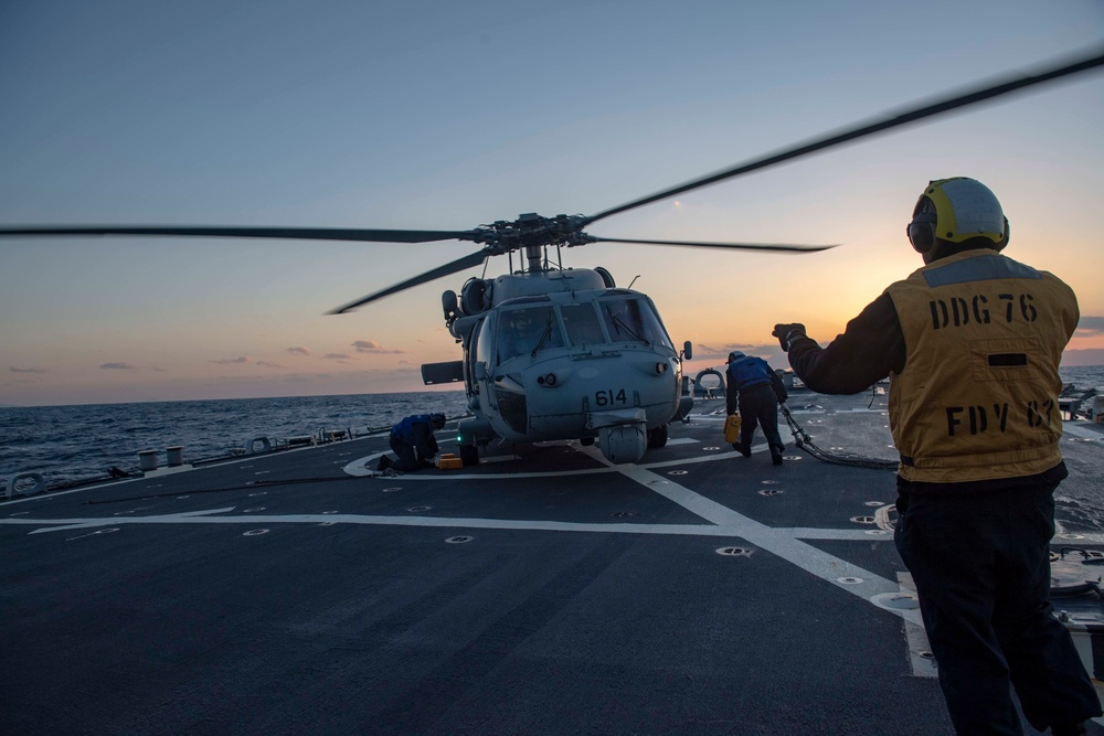 DVIDS - Images - USS Higgins flight quarters [Image 2 of 7]