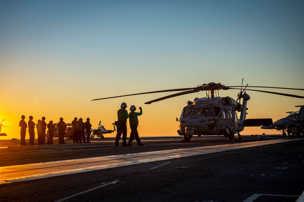 DVIDS - Images - GHWB Prepares for Flight Operations [Image 2 of 4]