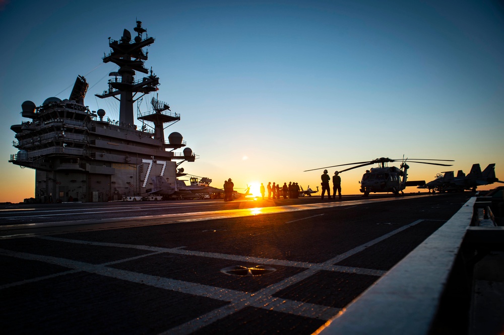 DVIDS - Images - GHWB Prepares for Flight Operations [Image 3 of 4]