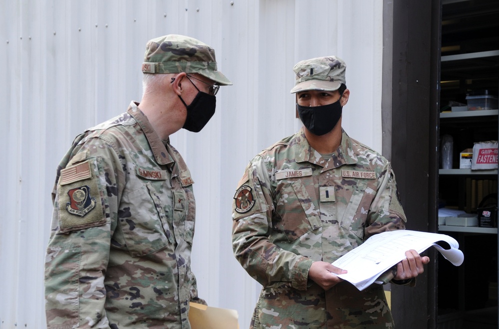 DVIDS - Images - Brig. Gen. Slominski visits 446 CES [Image 2 of 2]